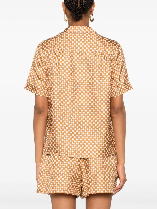 Celine Printed Silk Shirt