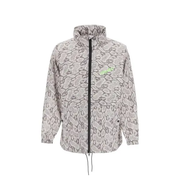 Kenzo Snakeskin Printed Jacket - Cream
