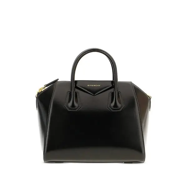 Givenchy Calf Leather Top Handle Bag - Black