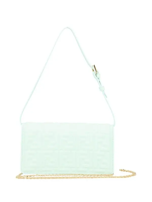 Fendi Baguette Chain Wallet - Green