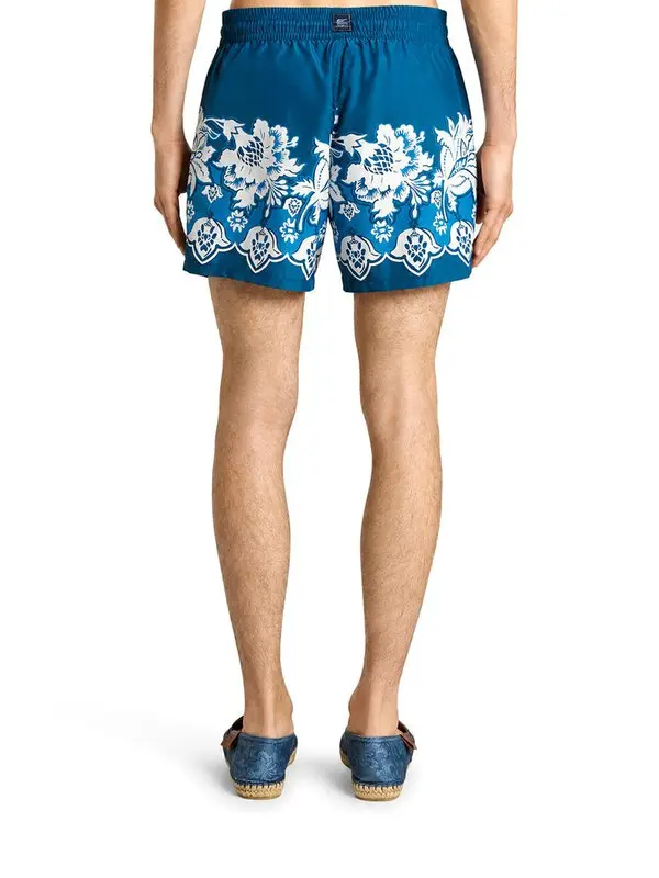 Etro Floral Print Swim Shorts