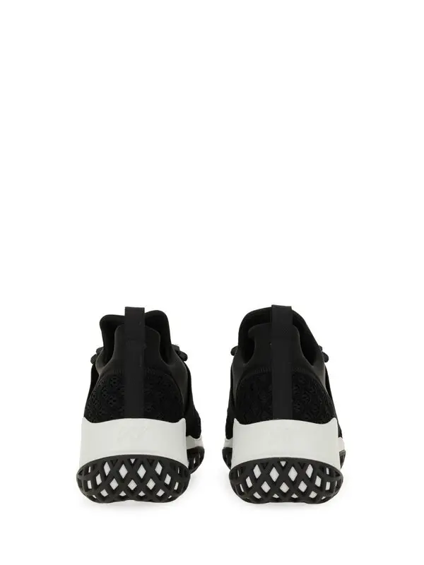 ROGER VIVIER Viv' Run Fabric Embellished Sneakers - Black