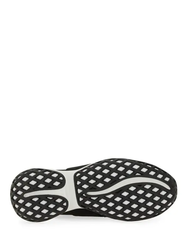 ROGER VIVIER Viv' Run Fabric Embellished Sneakers - Black