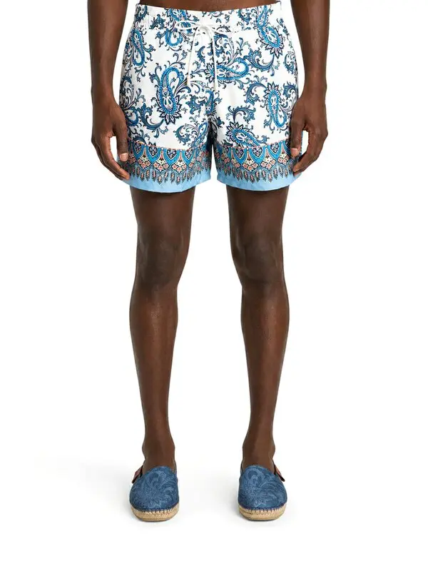 Etro Paisley Ramage Swim Shorts