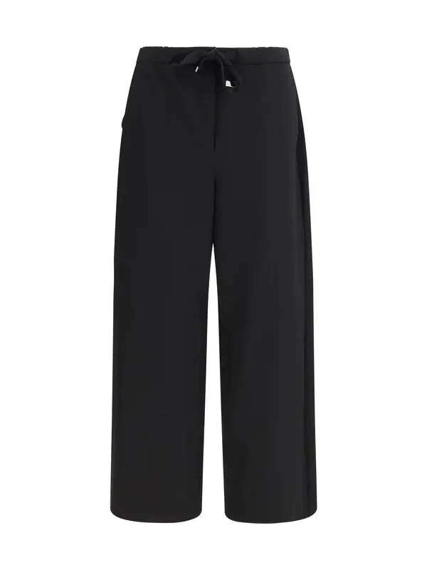 Max Mara Margenta Virgin Wool Trousers - Black