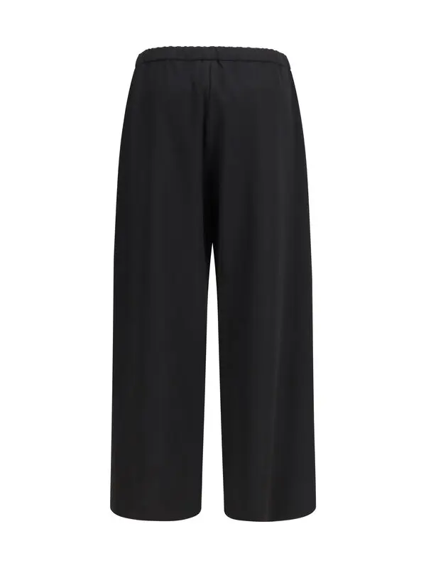 Max Mara Margenta Virgin Wool Trousers - Black