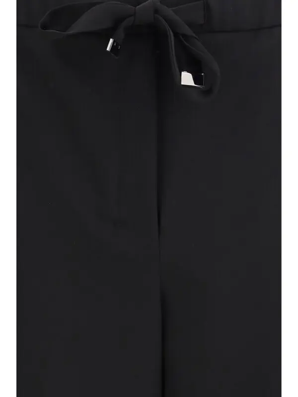 Max Mara Margenta Virgin Wool Trousers - Black