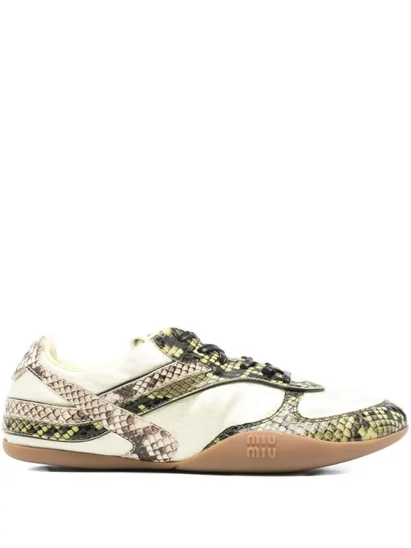 Miu Miu Lace-up Sneakers - Multicolor
