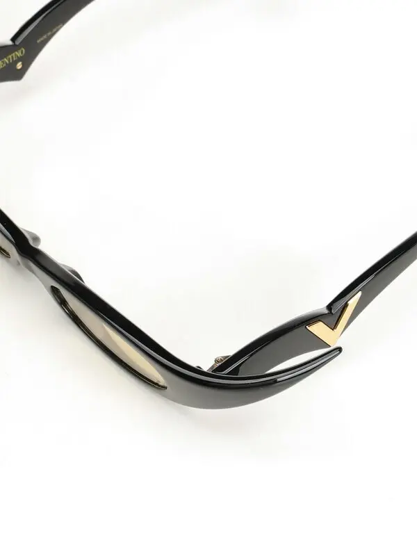 Valentino Garavani Acetate Cat Eye Sunglasses With Vlogo Detail