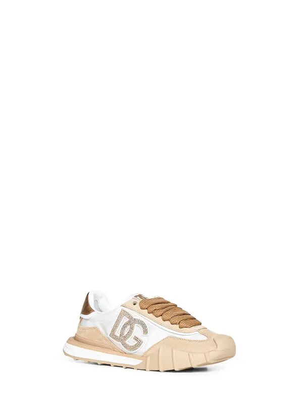 Dolce & Gabbana Mesh And Suede Dg Athletic Sneakers - Multicolor