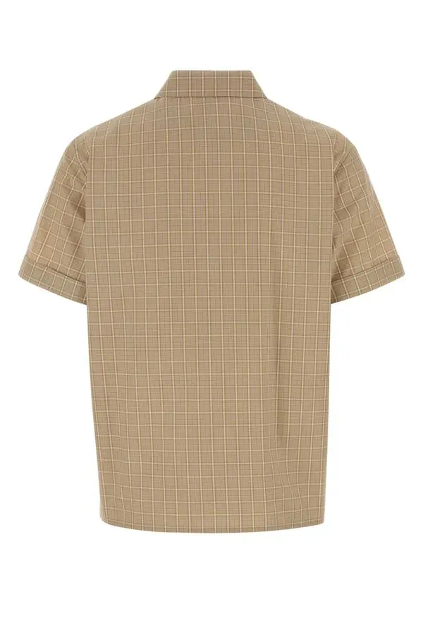 Miu Miu Embroidered Poplin Shirt