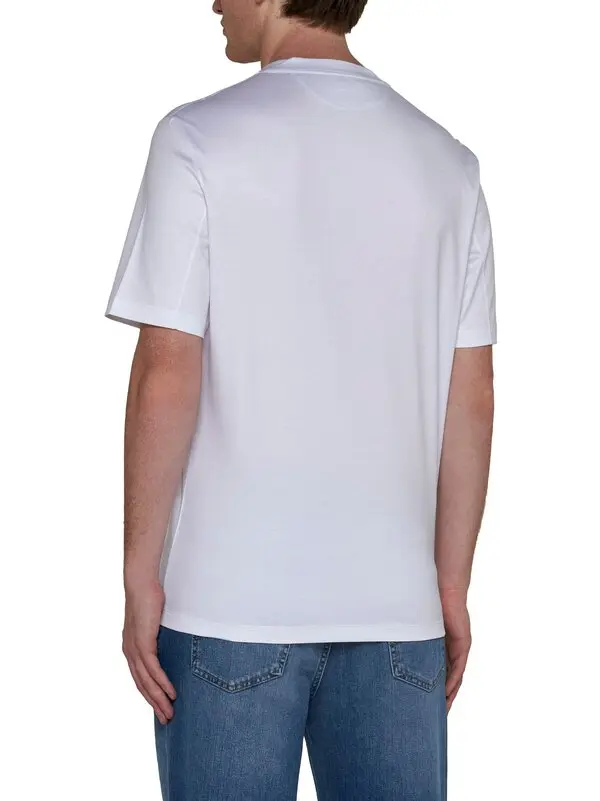 Brunello Cucinelli Cotton T-shirt By - Multicolor