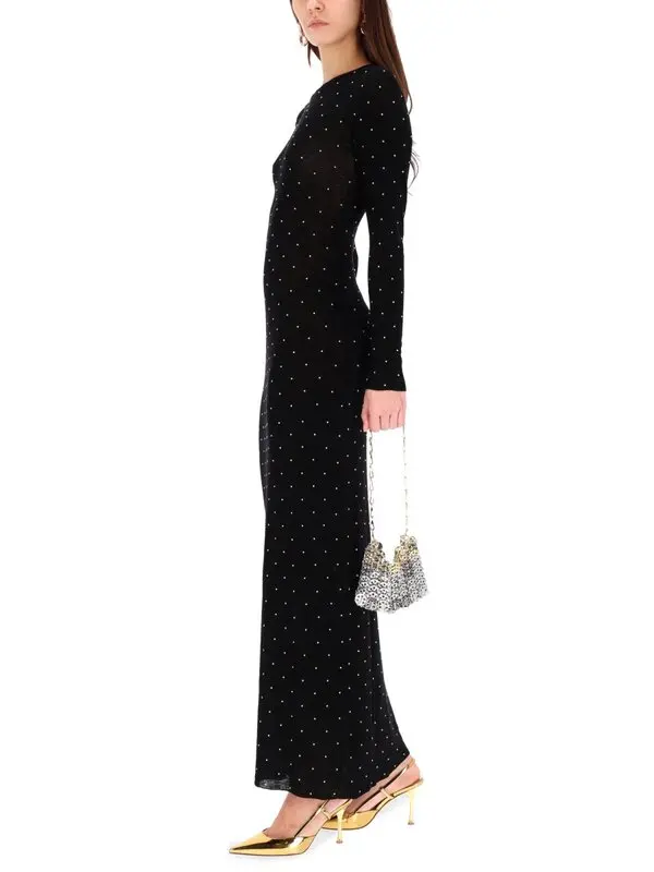 Rabanne Second-skin Effect Long Dress - Black