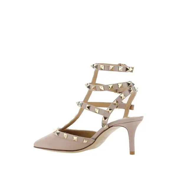 Valentino Garavani Rockstud Calf Hair Pumps - Pink