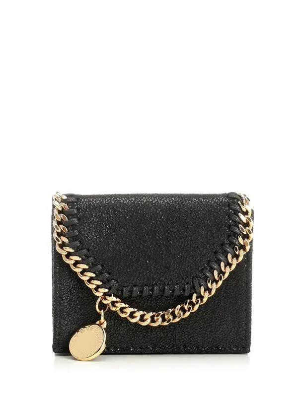 Stella McCartney Falabella Trifold Wallet - Black
