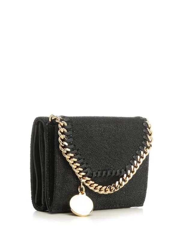 Stella McCartney Falabella Trifold Wallet - Black
