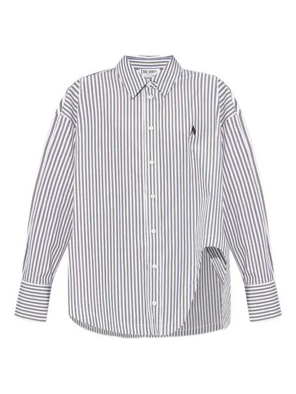 Attico Striped Cotton Shirt - Multicolor