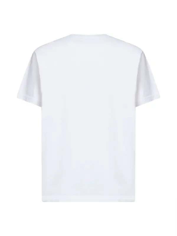 Gucci White Cotton Jersey Embroidered T-shirt