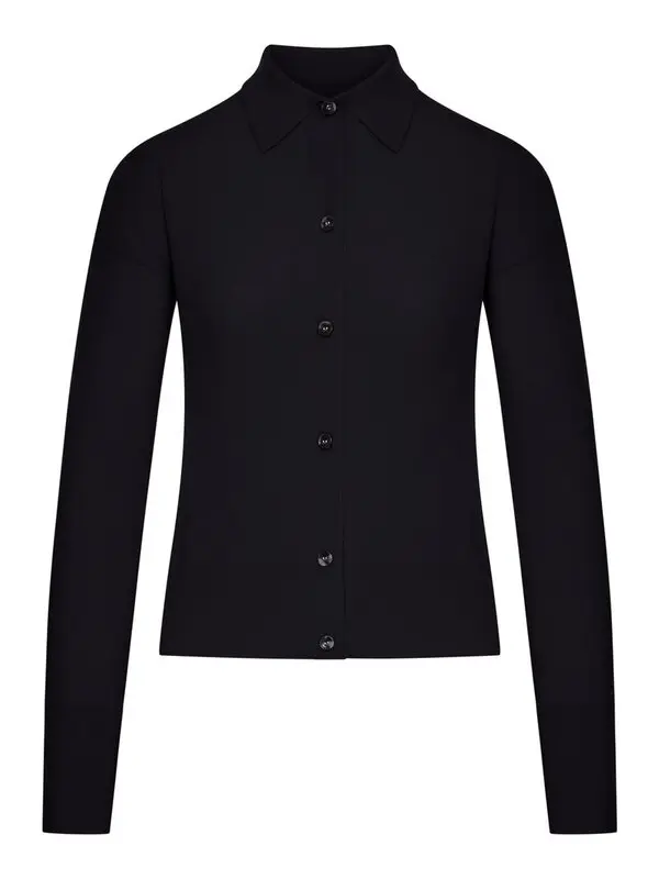 Max Mara Wool Cardigan - Black