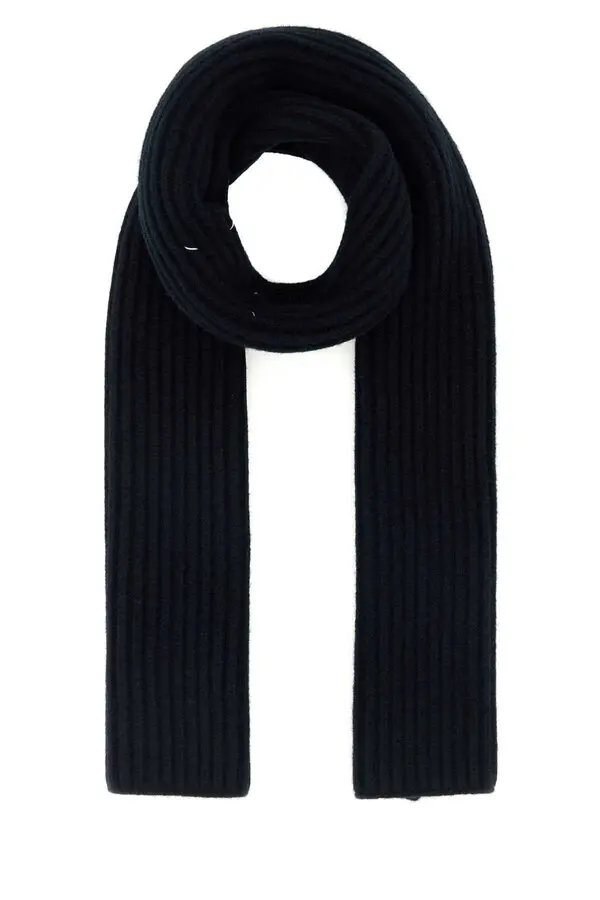 MAISON MARGIELA Midnight Wool Scarf - Blue