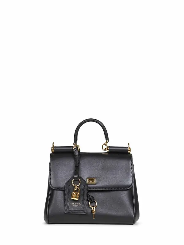 Dolce & Gabbana Black Small My Sicily Handbag