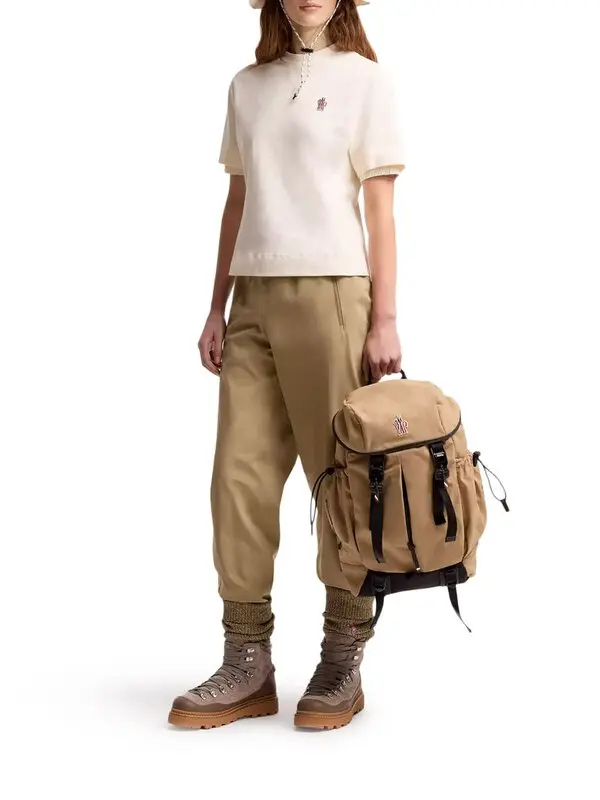 Moncler Stretch Jersey T-shirt - Cream