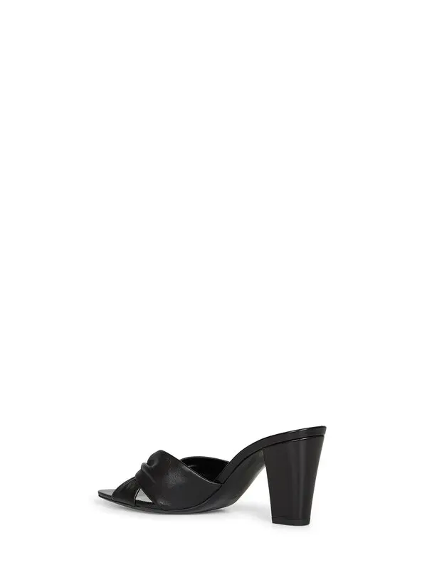 Saint Laurent Nappa Leather Franciane Mule Sandals - Multicolor