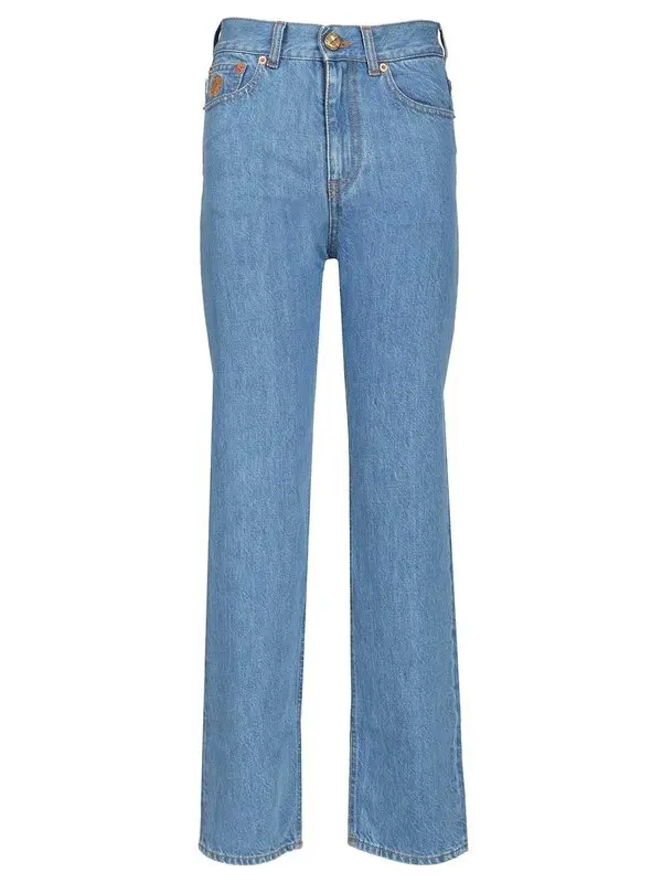 BLAZÉ MILANO Nariida Slim Fit Mid-rise Jeans - Blue