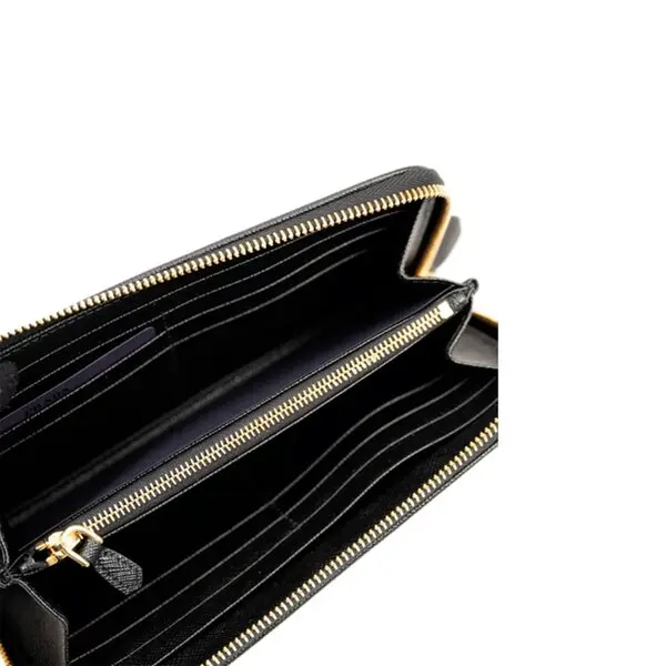 Prada Nylon Logo Wallet - Black