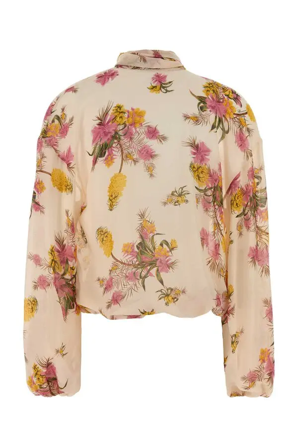 Blumarine Printed Georgette Blouse