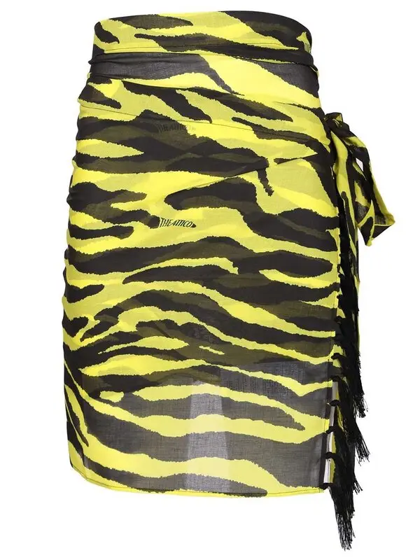 Attico Fluorescent Animal Print Pareo - Multicolor