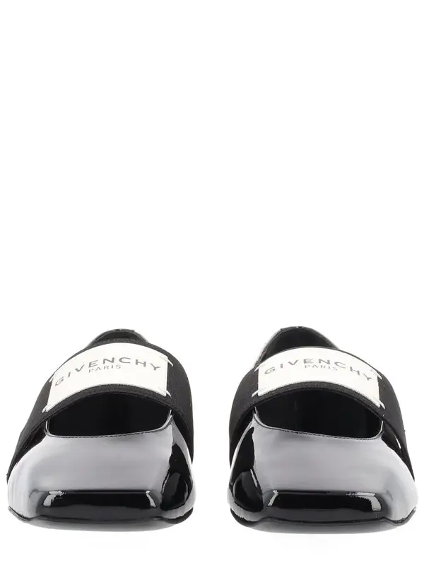 Givenchy Sliced Square Dancer Ballerinas - Black