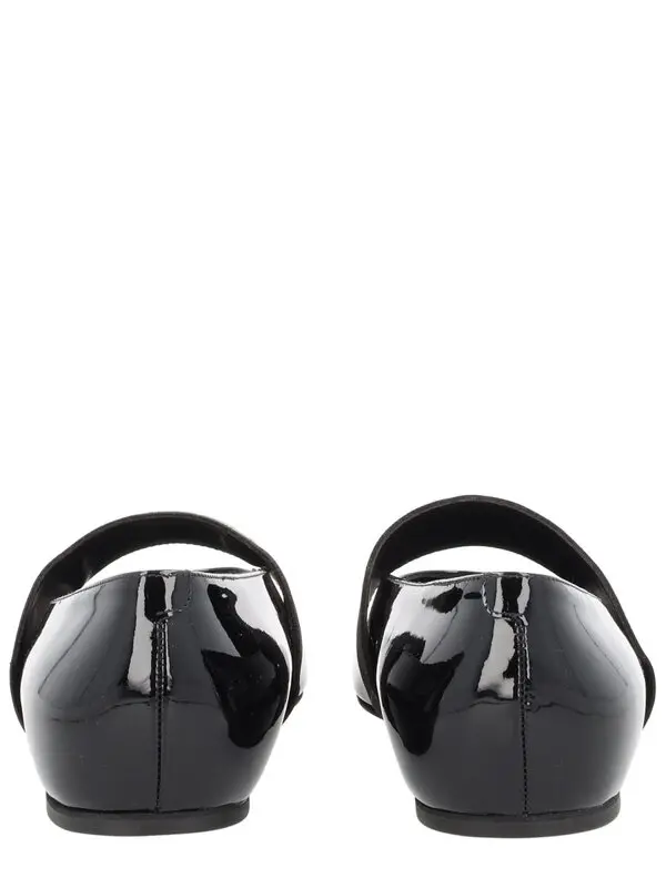 Givenchy Sliced Square Dancer Ballerinas - Black
