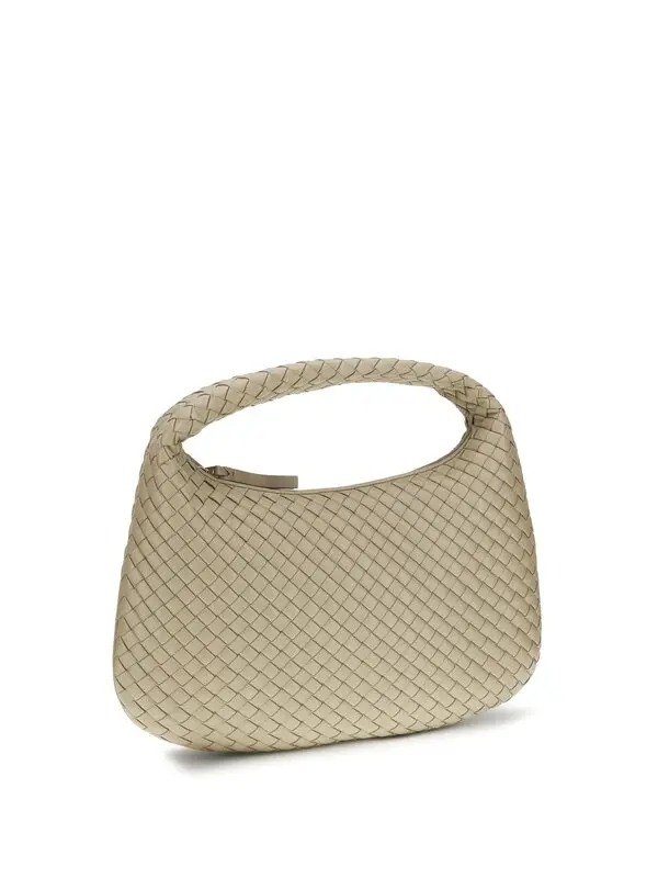 Bottega Veneta Padded Intrecciato Leather Shoulder Bag - Cream