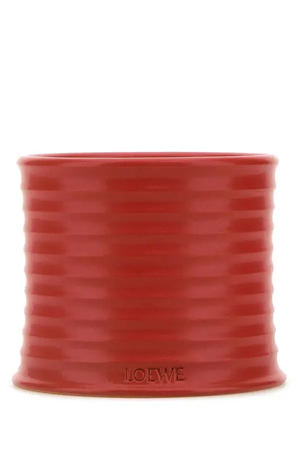 Loewe Medium Tomato Leaves Scented Candle - Red