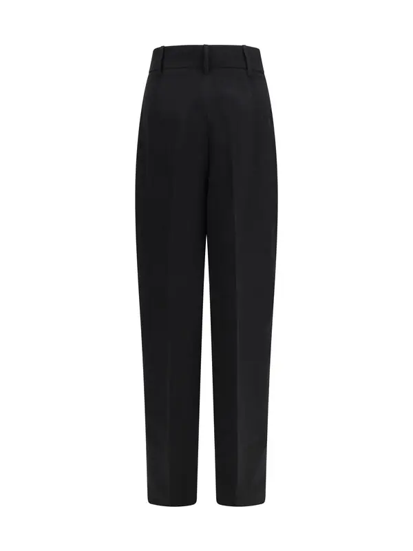 Max Mara Mstsumero Linen Batavia Pants - Black