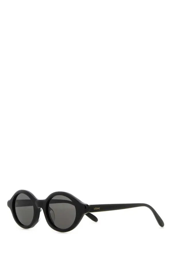 Loewe Acetate Oval Sunglasses - Black