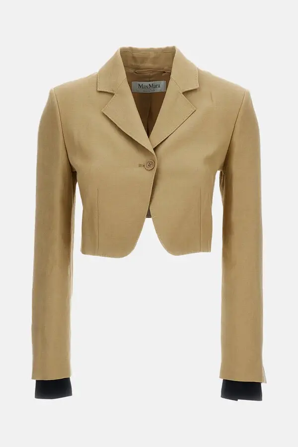 Max Mara Buono Cropped Blazer