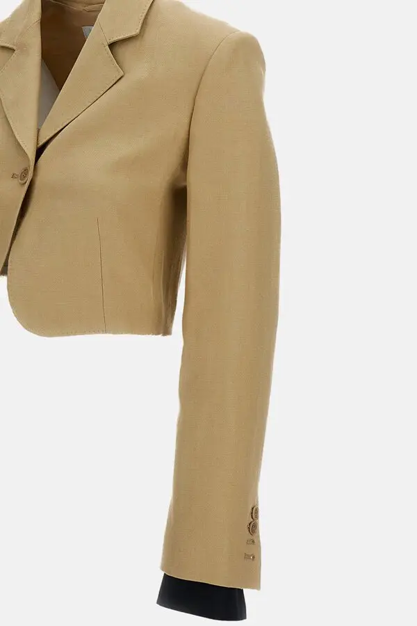 Max Mara Buono Cropped Blazer - Multicolor