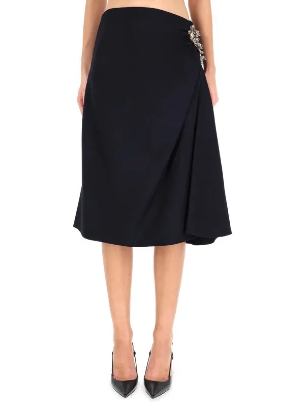 Dries Van Noten Sovora" Midi Skirt