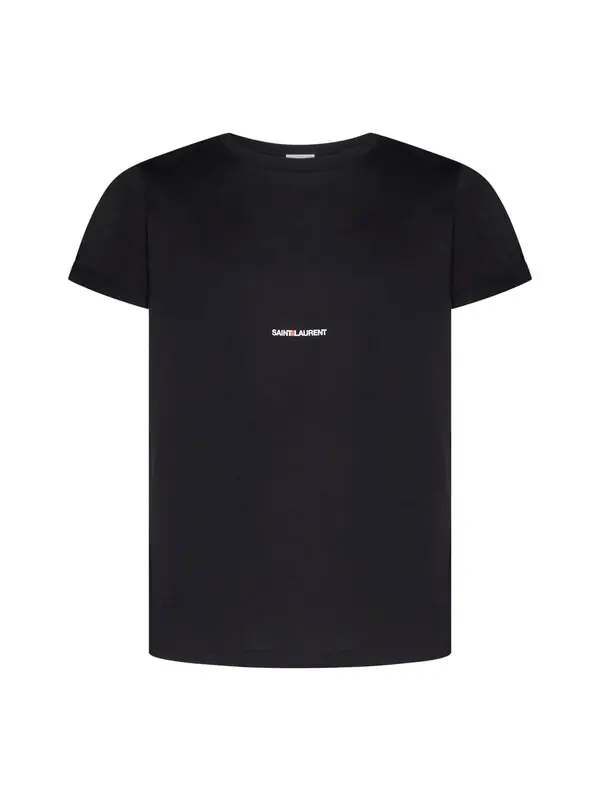 Saint Laurent Logo Cotton T-shirt