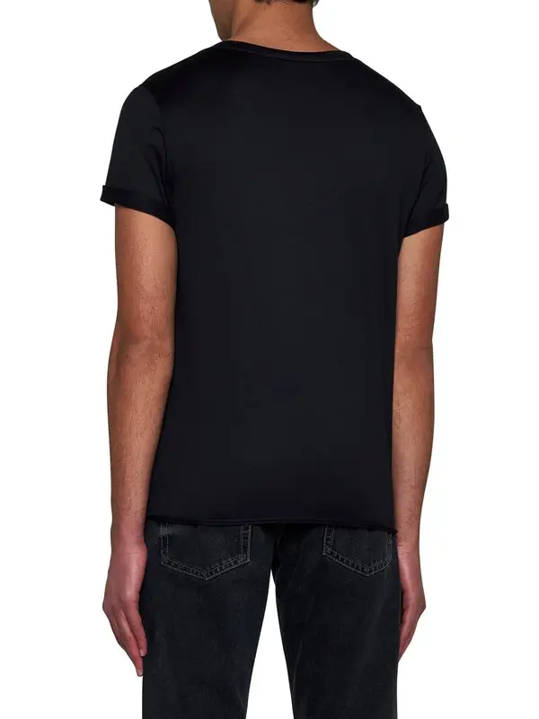 Saint Laurent Logo Cotton T-shirt