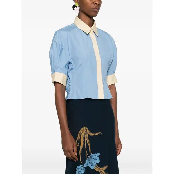 Marni Three-quarter Sleeve Cotton Shirt