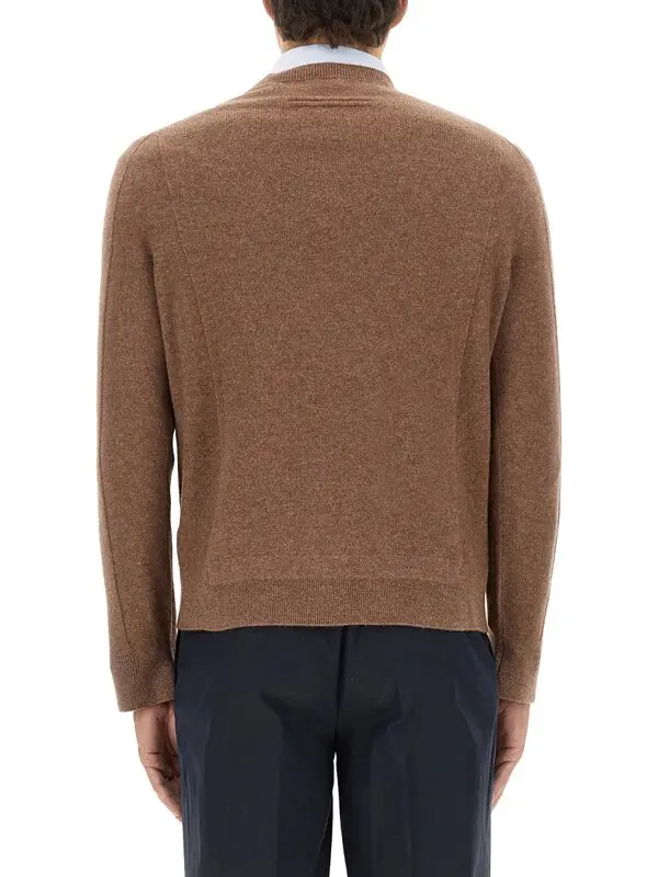 Zegna Wool And Cashmere Crew Neck Sweater