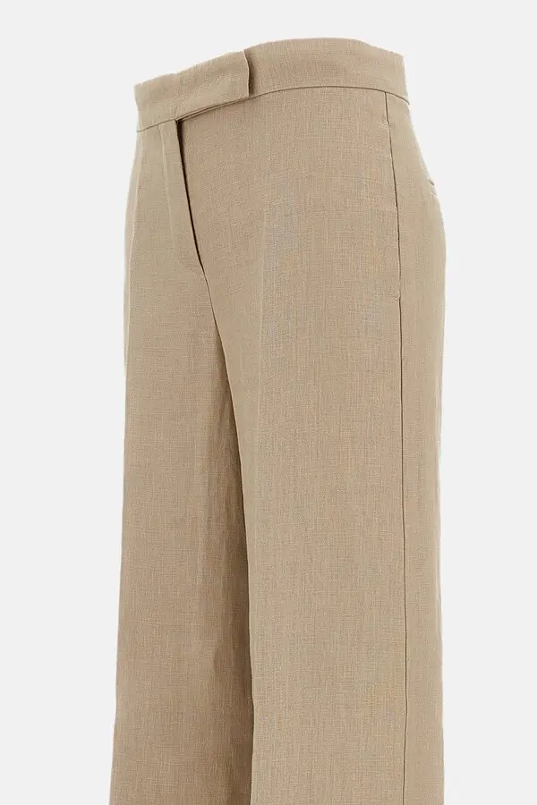 Max Mara Angus Linen Trousers - Multicolor