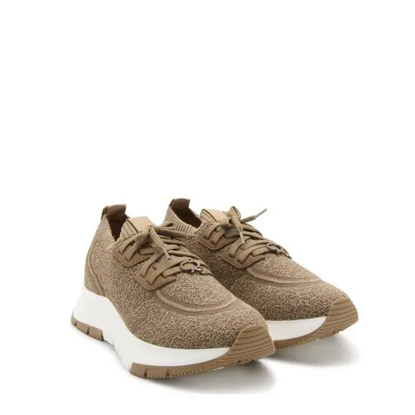 GIANVITO ROSSI Glover Knit Sneakers - Brown
