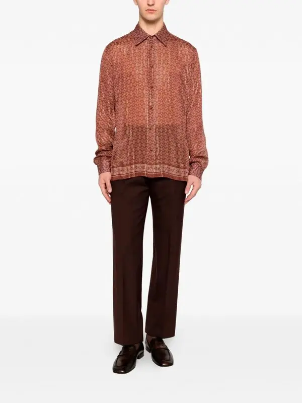 Valentino Garavani Chamber` Long Sleeve Shirt