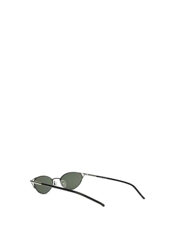 Alexander McQueen Slim Cat-eye Sunglasses With T-bar