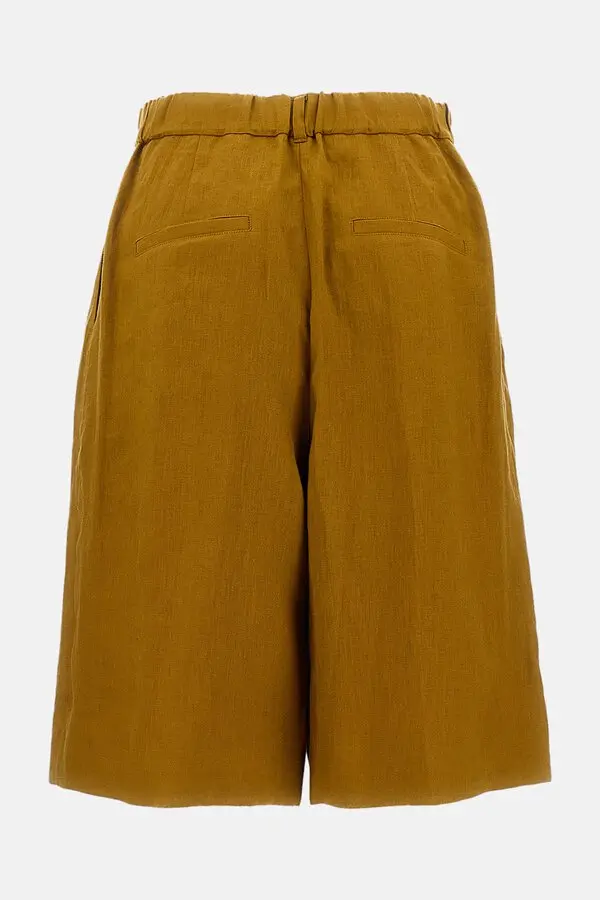Max Mara Linen Bermuda Shorts