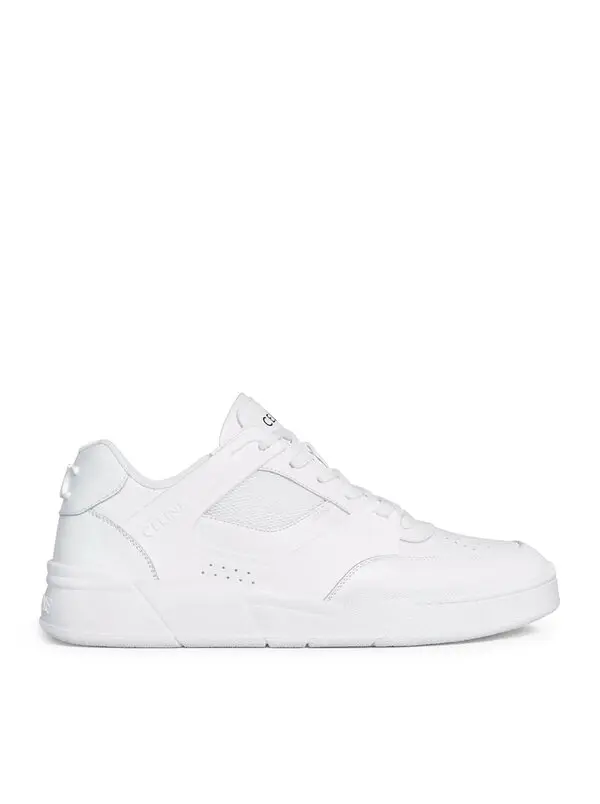 Celine Ct-09 Low Trainer Sneaker In Calfskin And Mesh - Multicolor